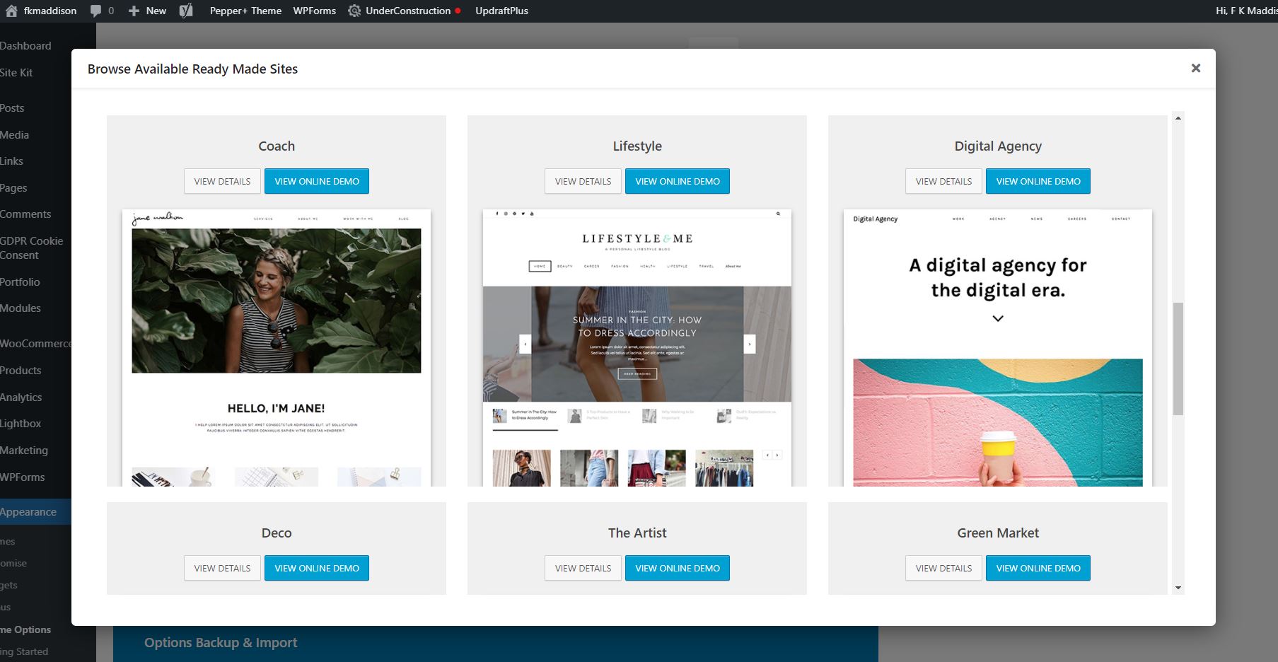Best WordPress Themes for Authors & Bloggers (Artisan Themes) – fkmaddison